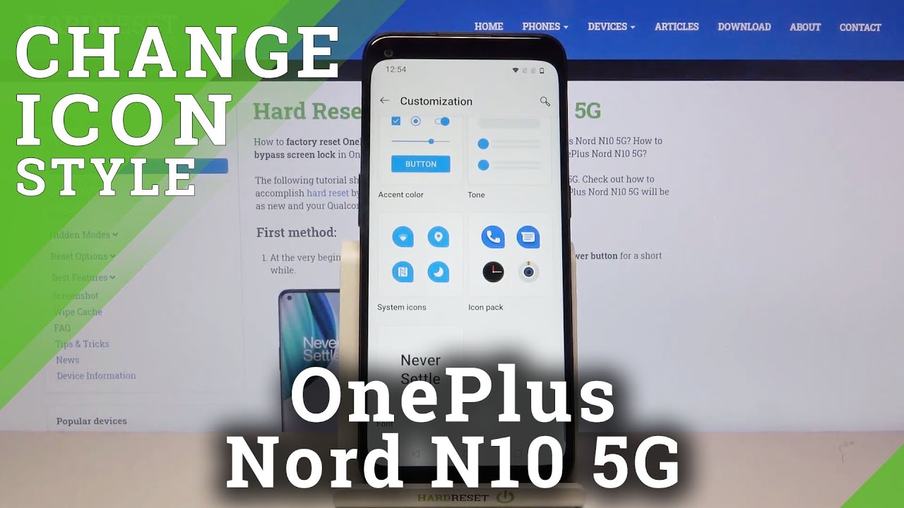 How to Change System Icons Shape on OnePlus Nord N10 5G – Customize ...