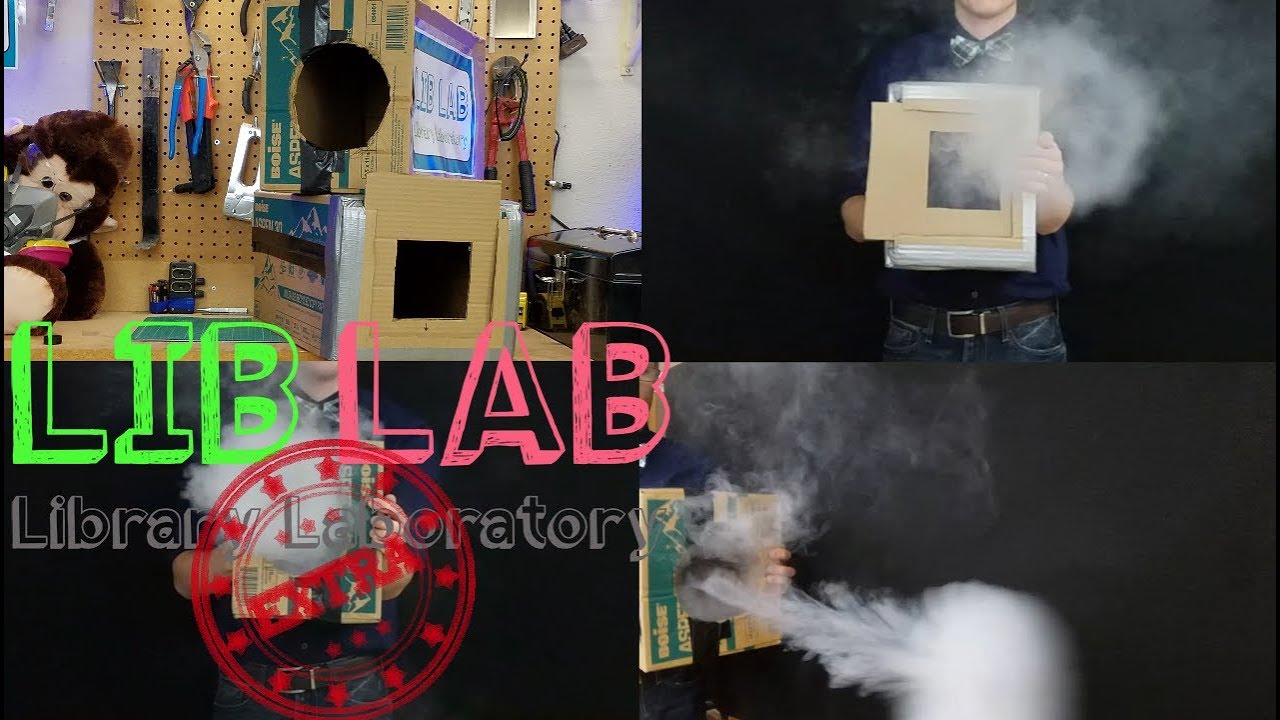 Can a square hole make a round vortex ring? - YouTube