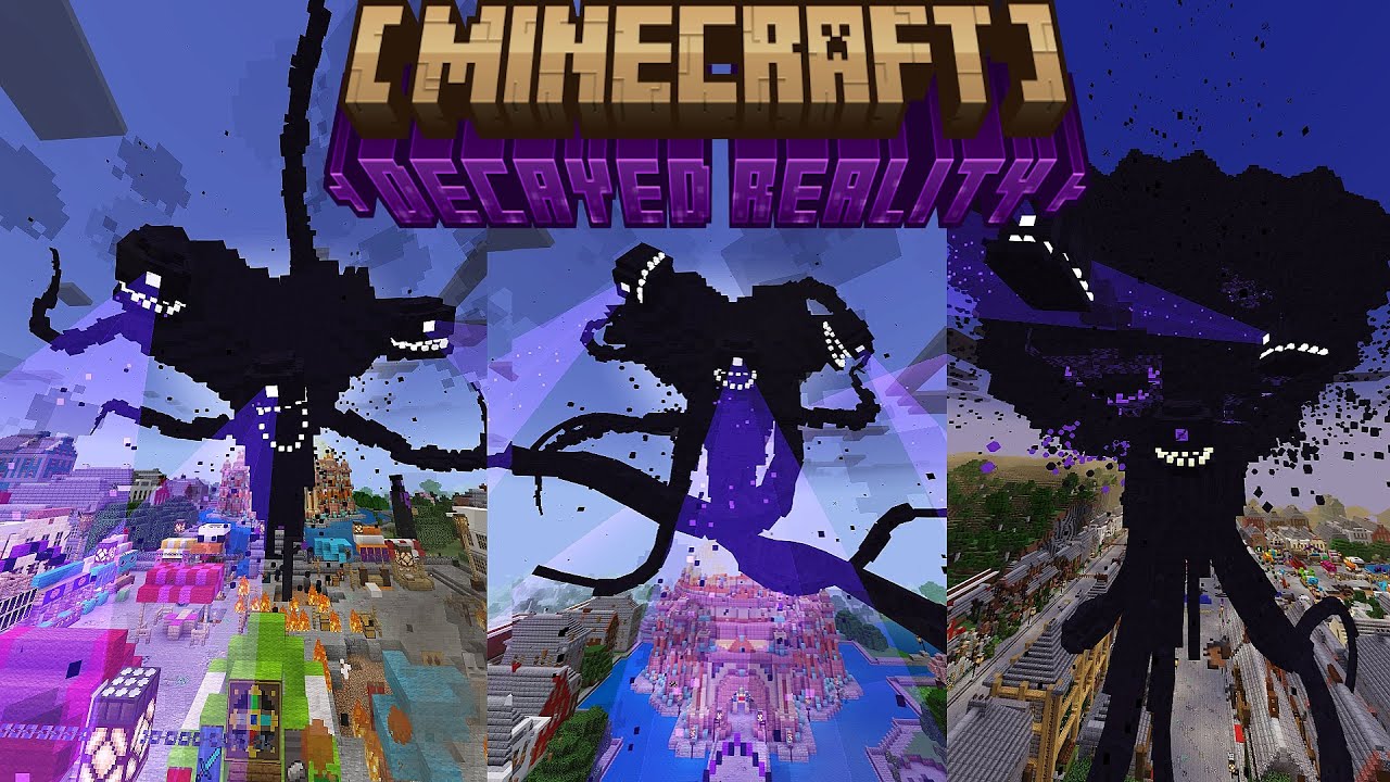 The Decayed Reality Wither Storm Addon Has Updated!!! - YouTube