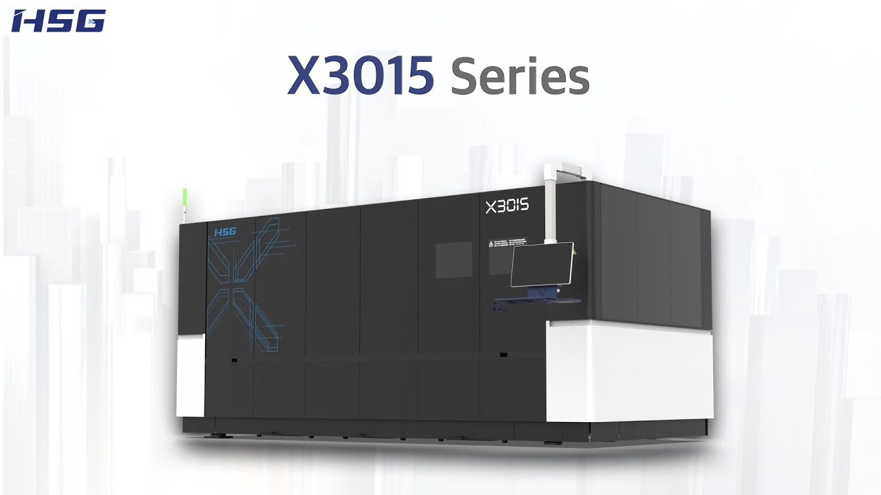 HSG X3015 1.5-3kW Fiber Laser Cutting Machine | HSG Laser - YouTube