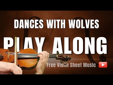 DANCES WITH WOLVES - BEGINNER VIOLIN - PLAY ALONG - YouTube
