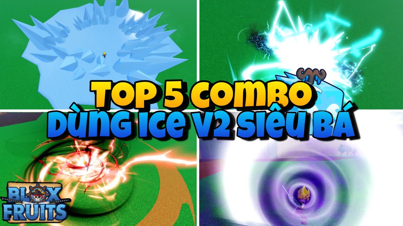 Top 5 Combo Siêu Mạnh Dùng Cho Ice V2 Trong Blox Fruit - YouTube