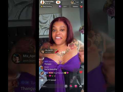 Cherry Thee Boom is live and spilling tea! 👀☕ #CherryTheeBoom #Trending Part 1