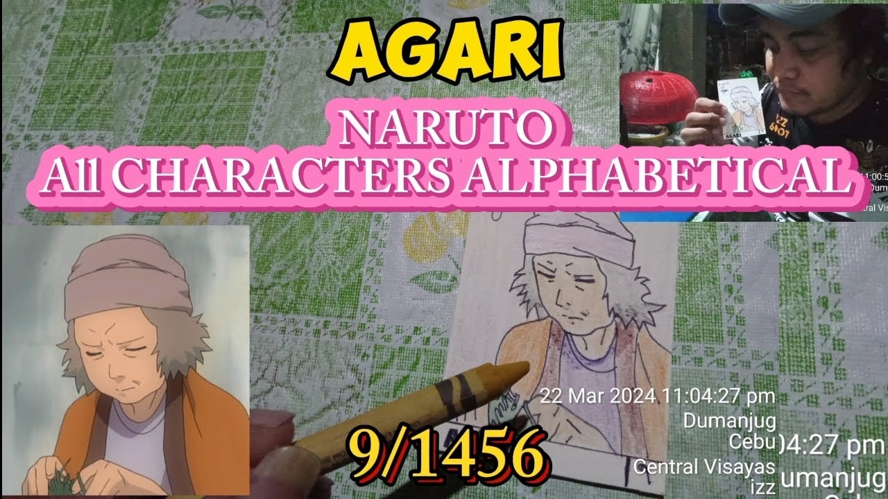 "AGARI" NARUTO all characters alphabetical. (9/1456) - YouTube