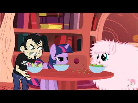 angora pony eat food!