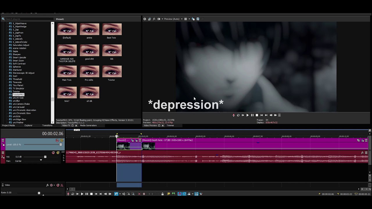 Sony Vegas Pro Twixtor tutorial - YouTube