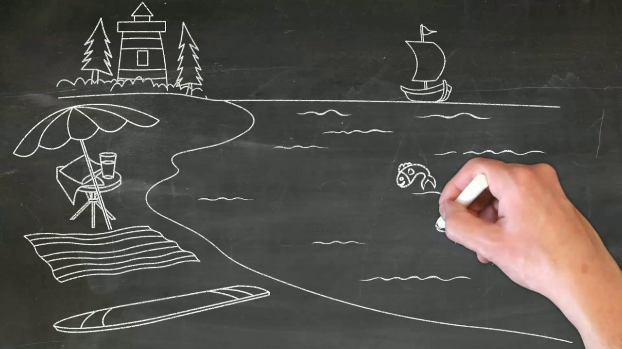 Chalk Drawing | Art Therapy | Chalkboard Drawing | Blackboard White ...