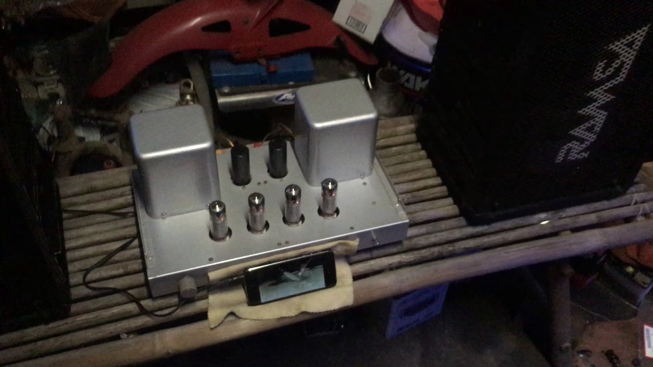 6BM8 PP AMP sample1 - YouTube