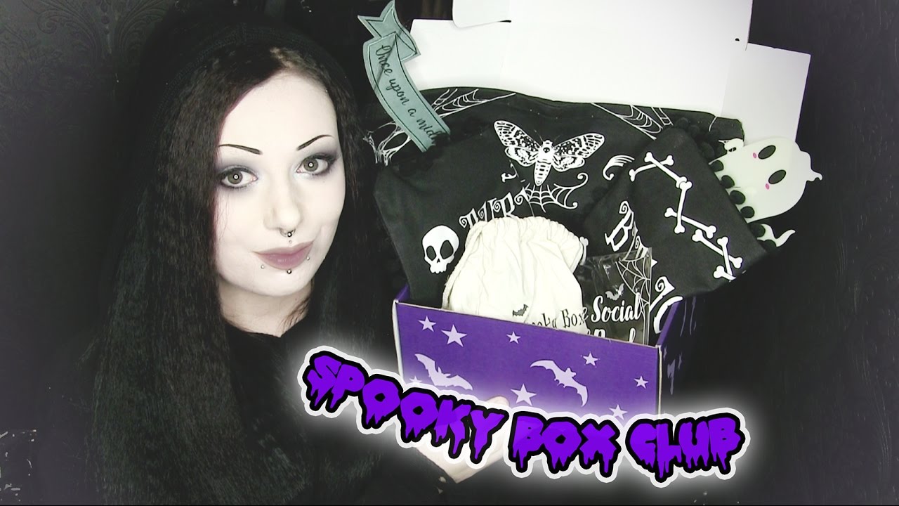 Spooky Box Club Haunted Library Box Unboxing! | Toxic Tears - YouTube