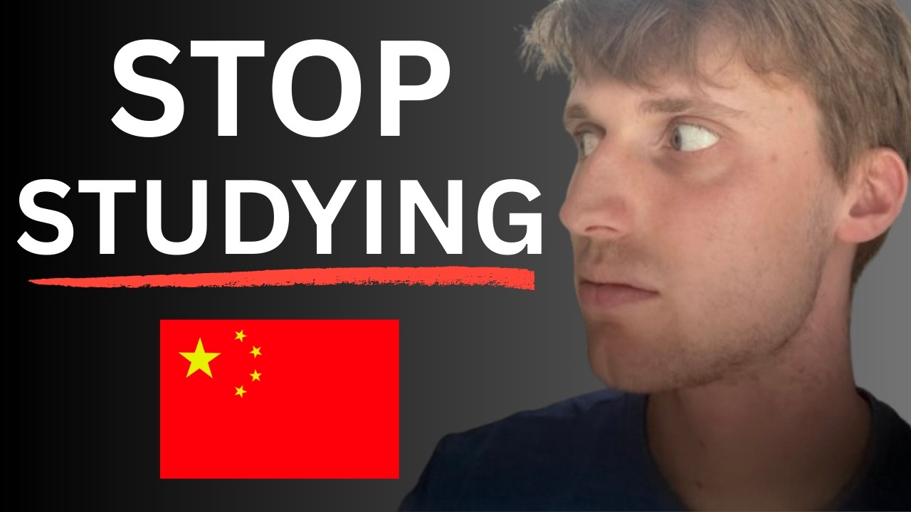 Stop "Studying" Mandarin, Do This Instead! ... - YouTube
