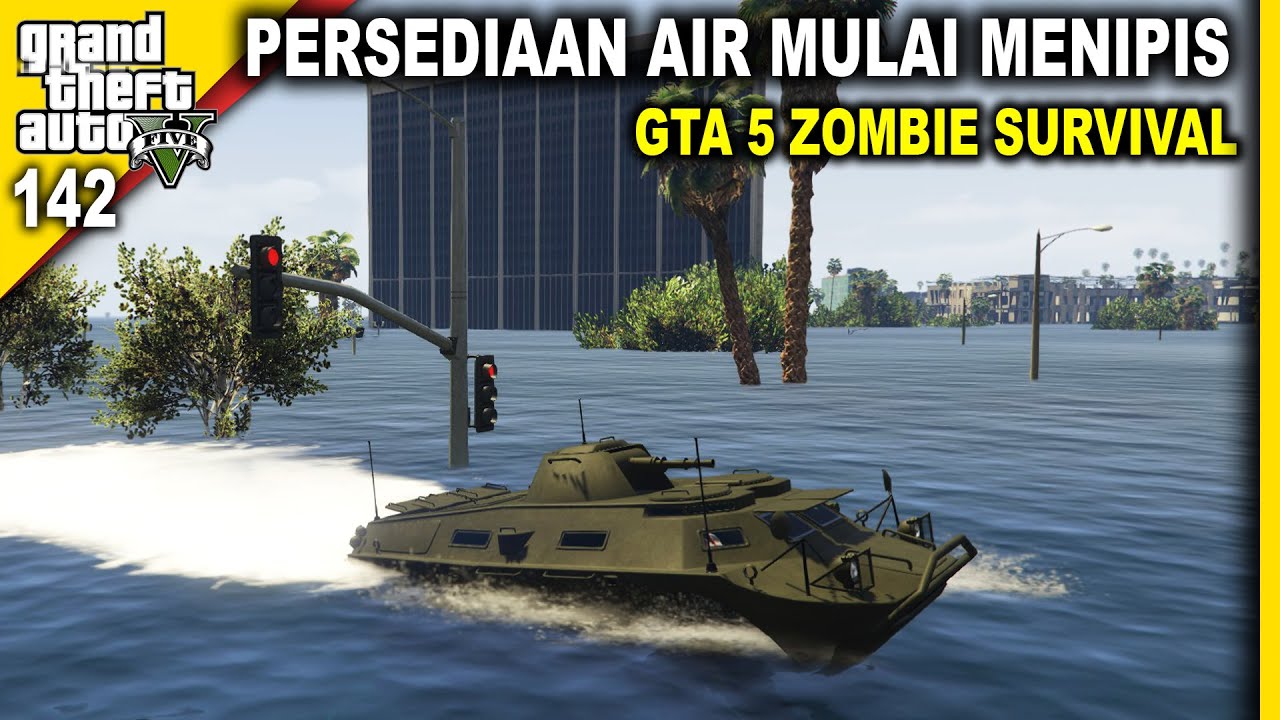 GTA 5 INDONESIA - HUMAN LAB BANYAK HIU - ZOMBIE SURVIVAL #142 - YouTube