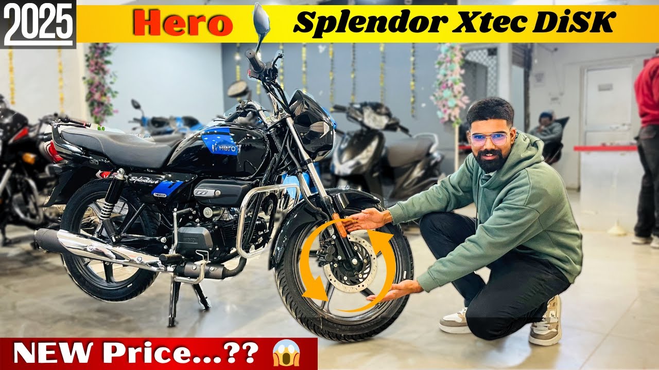 Hero Splendor Xtec Disc Brake | 100cc Best Bike | Splendor - Price ...
