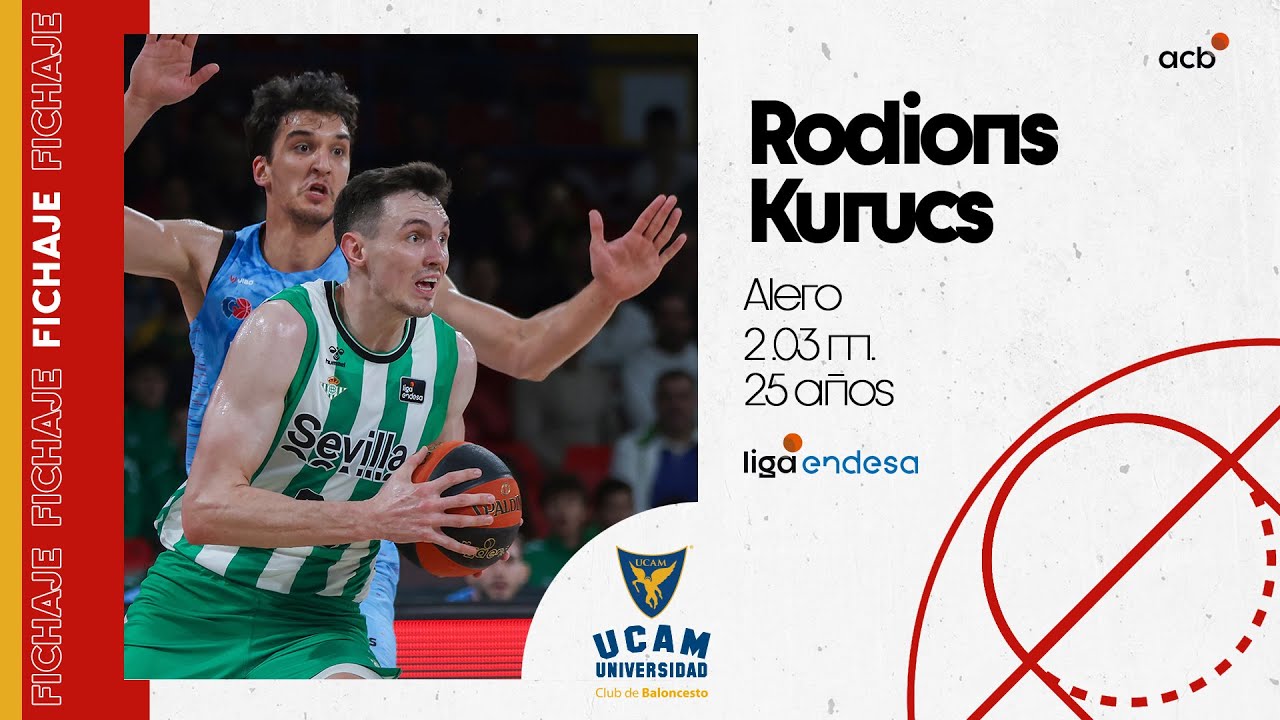 RODIONS KURUCS vuelve a la Liga Endesa con UCAM Murcia | Liga Endesa ...