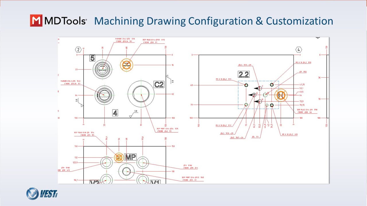 How To Configure, Customize, and Create Machining Drawings In MDTools ...