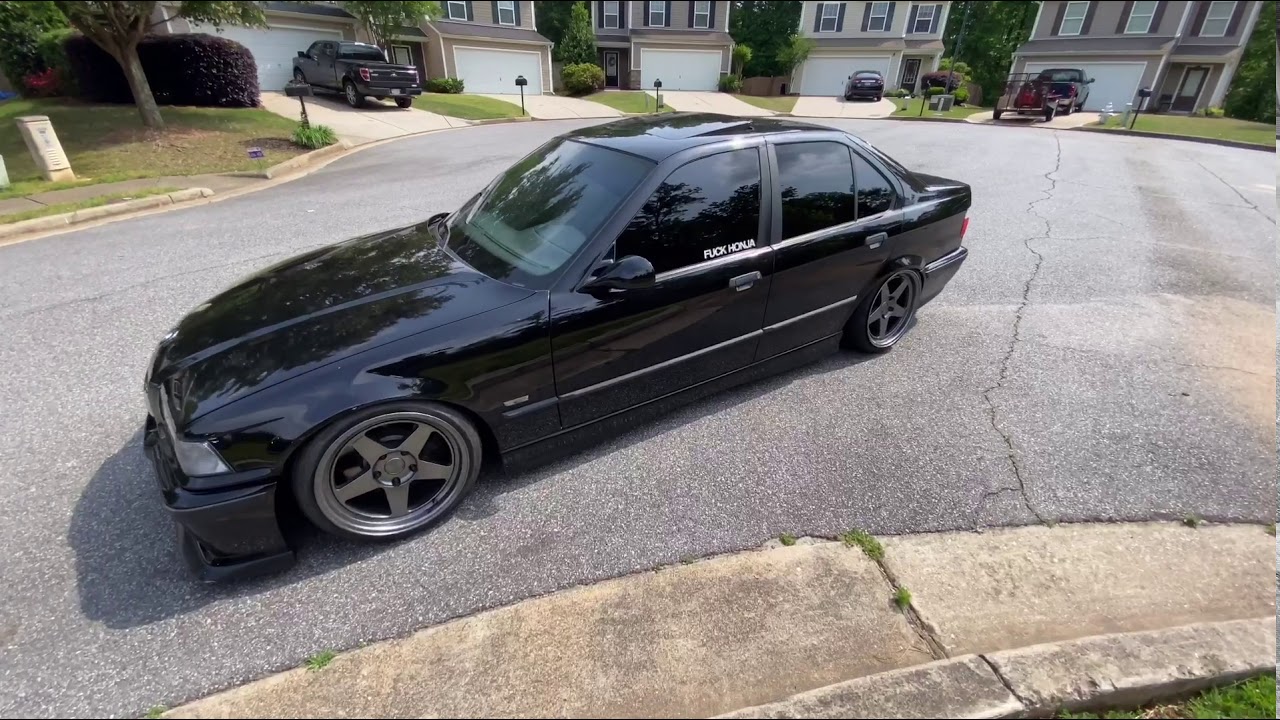 BEN’S E36 ON KANSEI KNP WHEELS - YouTube