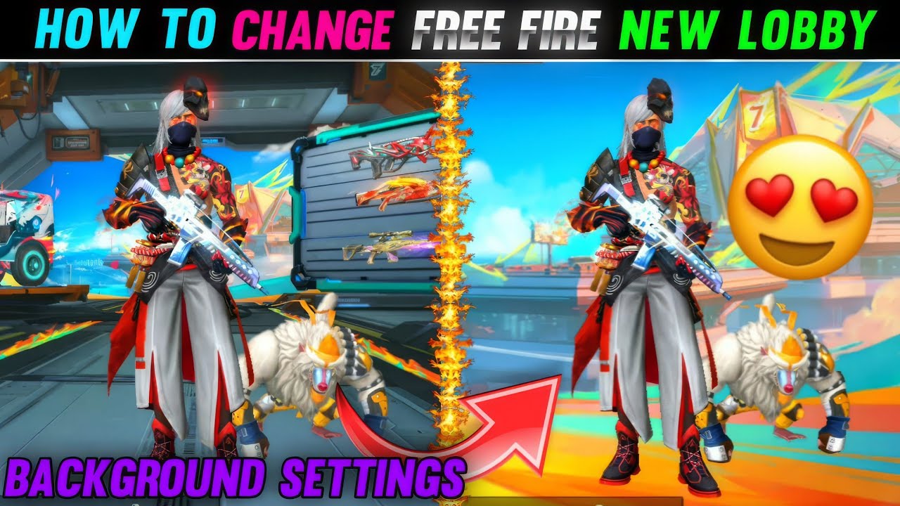 How To Change Free Fire New Lobby || Free Fire Mein Lobby Kaise Change ...
