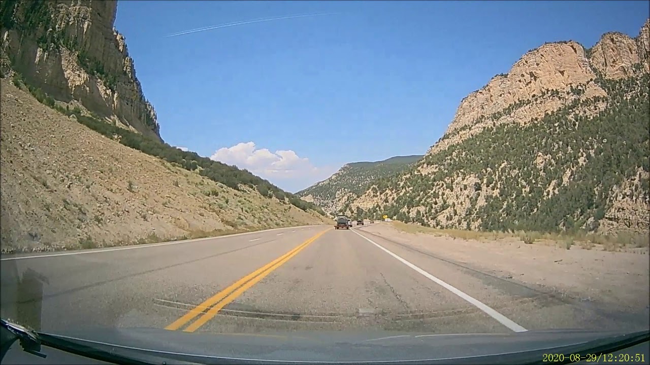 Utah State Route 14 to Cedar City (x4) - YouTube