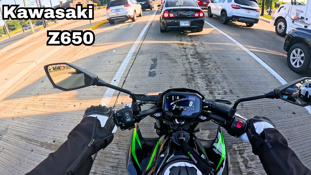 POV First Time Riding a 2025 Kawasaki Z650! - YouTube