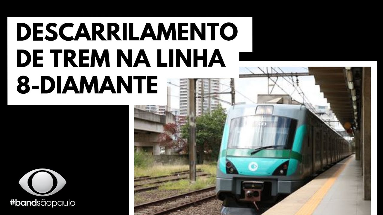 Trem descarrila na Linha 8-Diamante nesta quarta-feira (7) - YouTube
