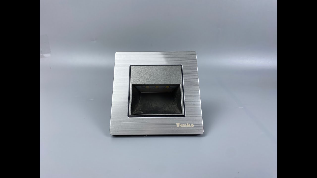 Đèn LED âm tường Tenko TK-F71B-93 Xám Bóng I Tenko.com.vn - YouTube