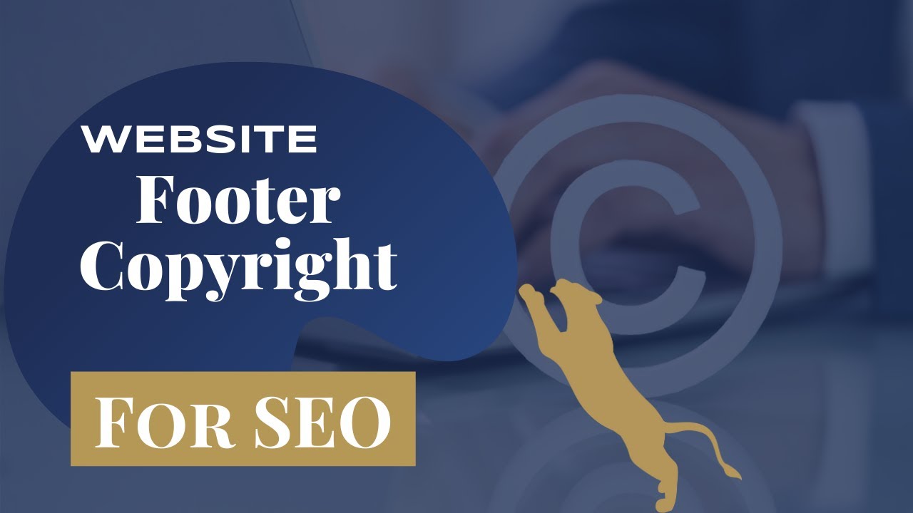 Website Footer Copyright example template - YouTube