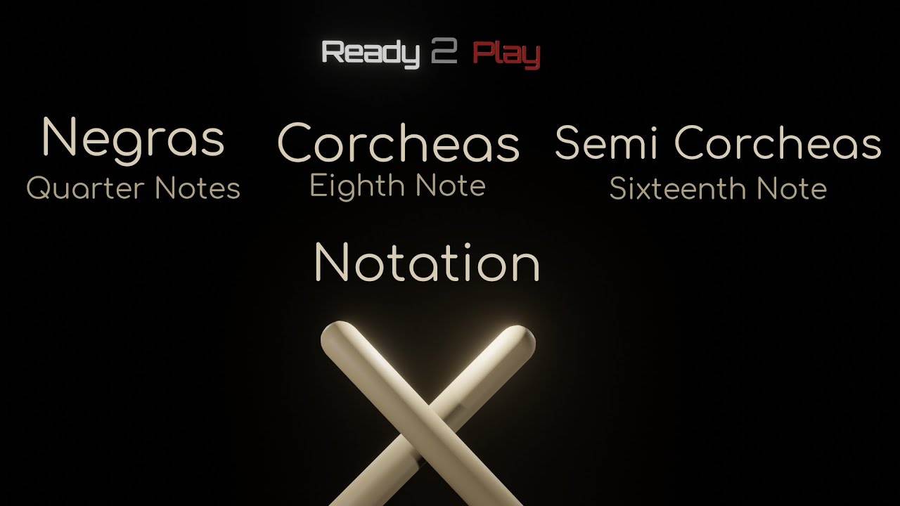 Sticks - Quarter, Eigth and Sixteenth Notes (Notation) - YouTube