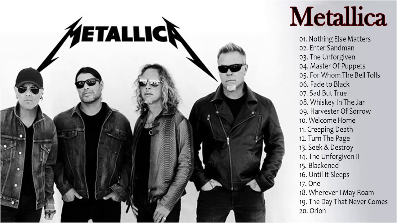 Metallica Greatest Hits Full Album 2018 Best Of Metallica Metallica ...