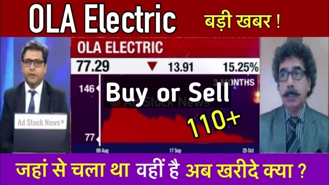 Ola electric Stock latest news. Ola electric share target price. - YouTube