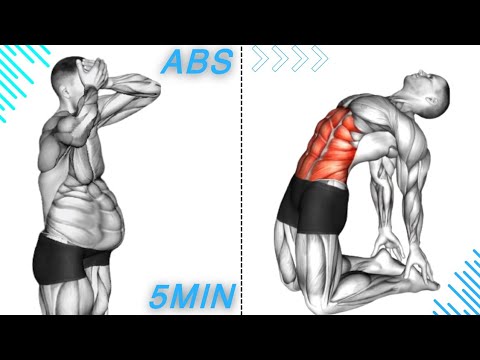 "5 min total core burn workout" (no equipment) #abs - YouTube