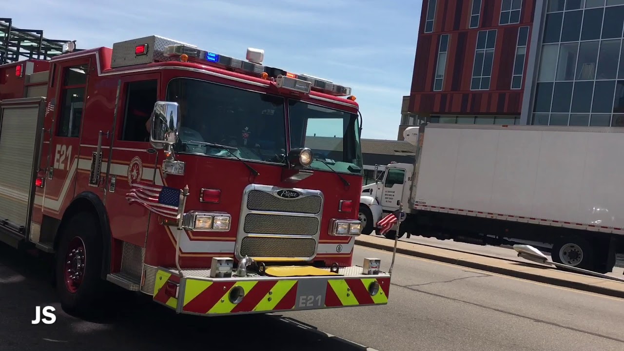 Minneapolis Fire Engine 21 and Hennepin County EMS Responding and ...