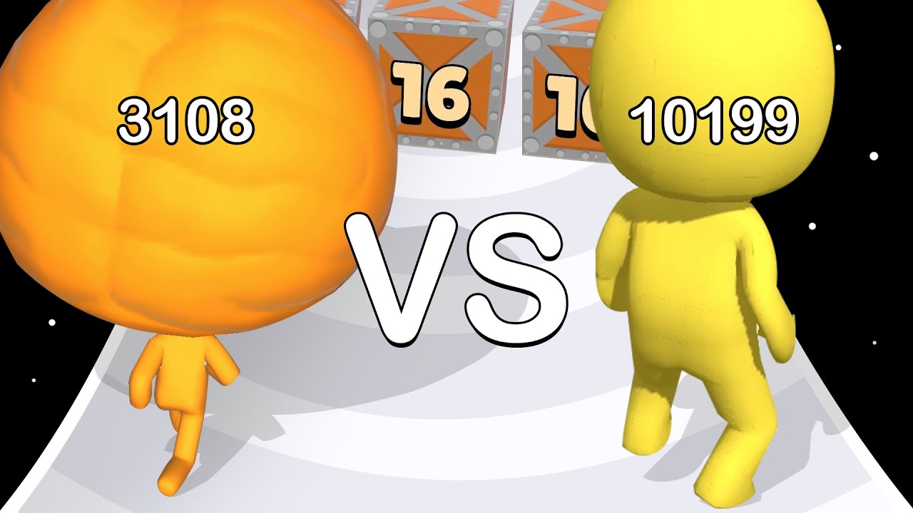 Push Harder 3D VS Big Brain Run: Level Up Runner! - YouTube