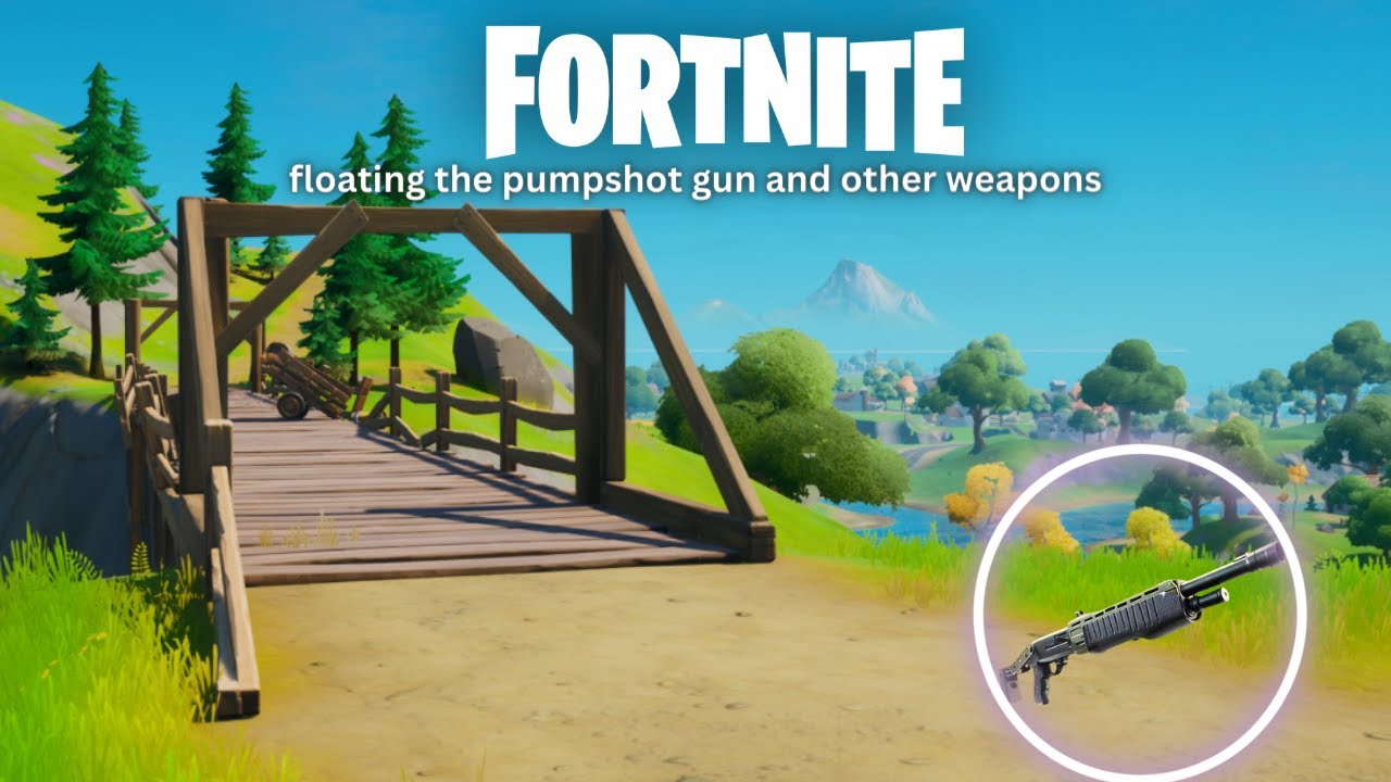 day 1 of floating fortnite weapons - YouTube