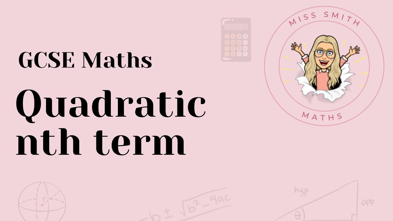 GCSE Maths Question - Quadratic nth term - YouTube