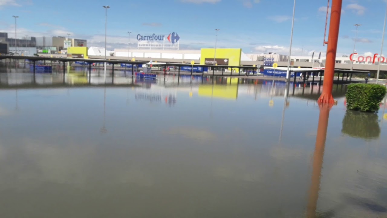 Inundación centro comercial alfafar 3 junio 2018 - YouTube