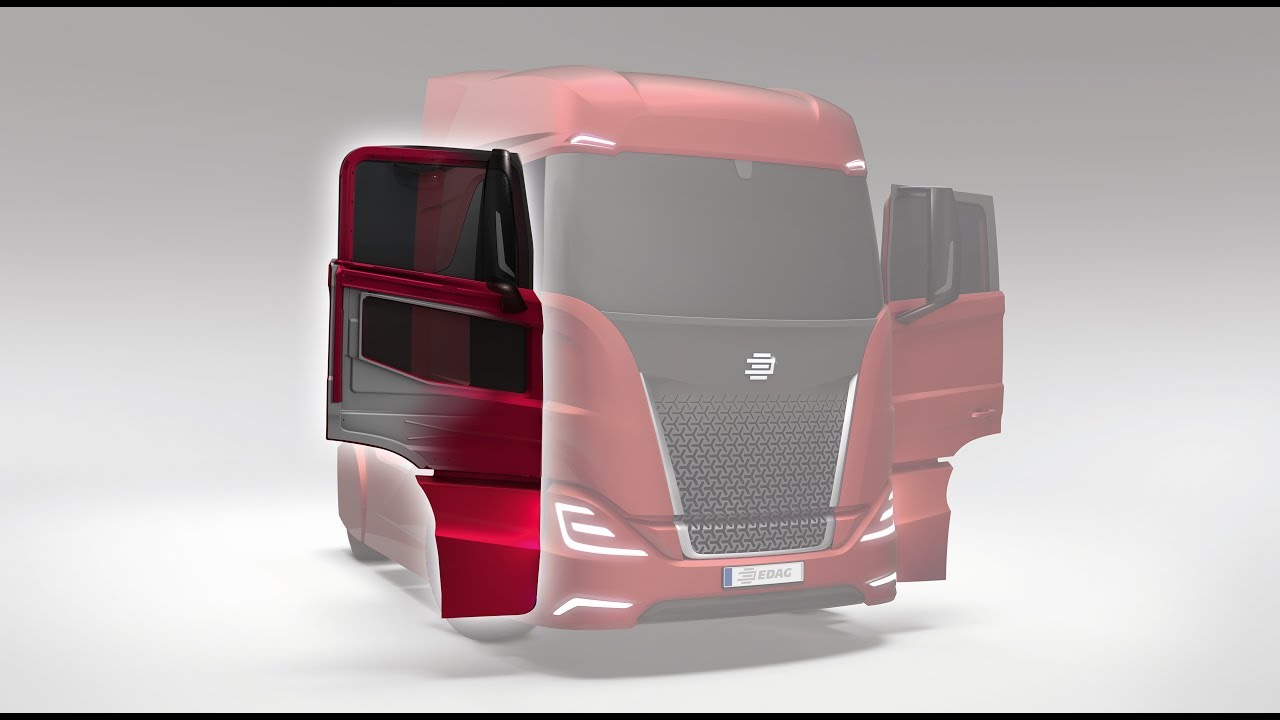 Economic Lightweight Door Concept for Commercial Vehicles - YouTube