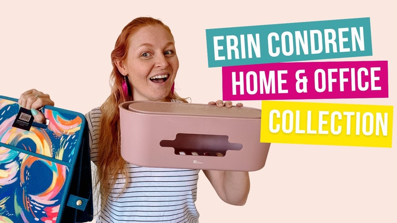 Erin Condren Home & Office Organization Collection 2023 - YouTube