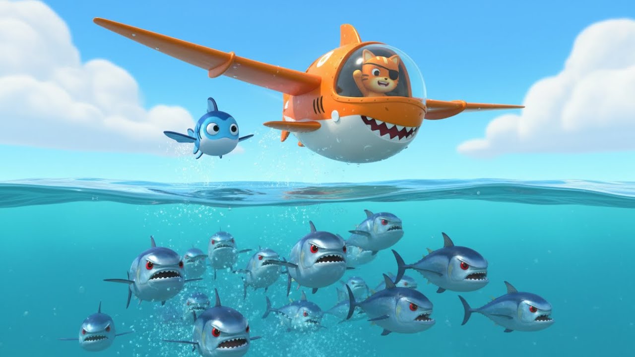 The Octonauts and the Fearful Flying Fish! 🐟 ️ Race Against the Hungry ...