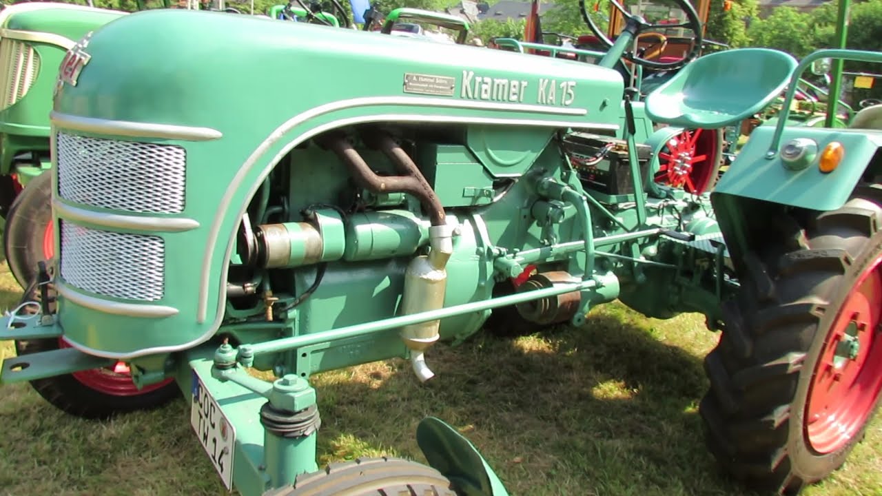 Oldtimer Kramer KA15 Bj.1955 Videoansicht - YouTube