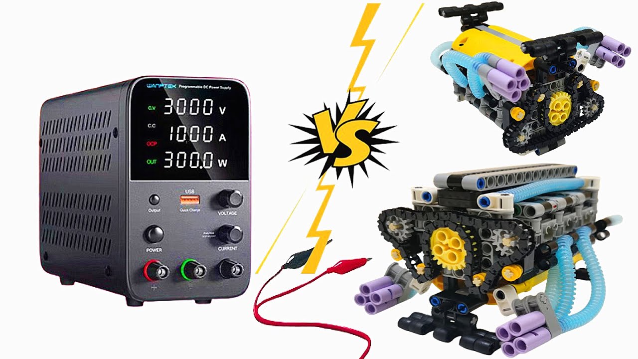I Applied High Voltage to Kids TOYS | High Voltage VS LEGO Super-8 ...