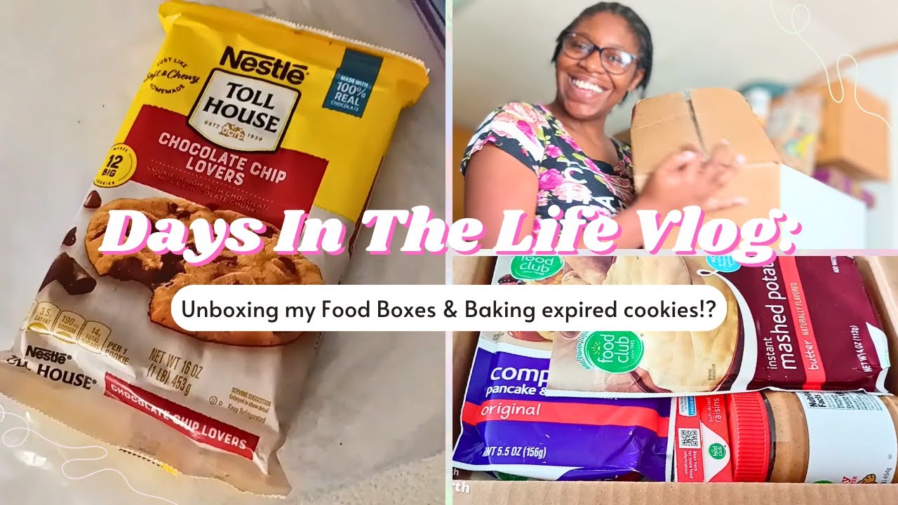 Unboxing Free Food Pantry Haul & Baking Expired Cookies!? 😯🍪 | DITL ...