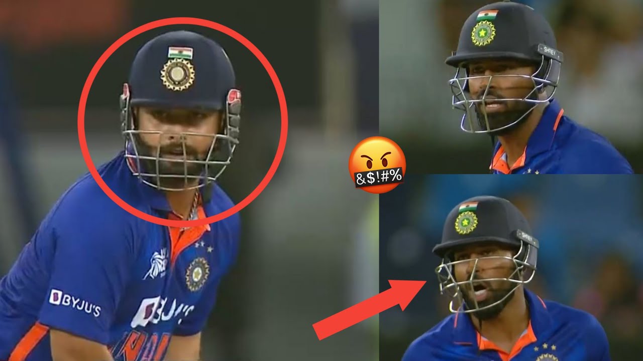 Watch Hardik Pandya angry reaction on Rishabh Pant aggressive shot ...