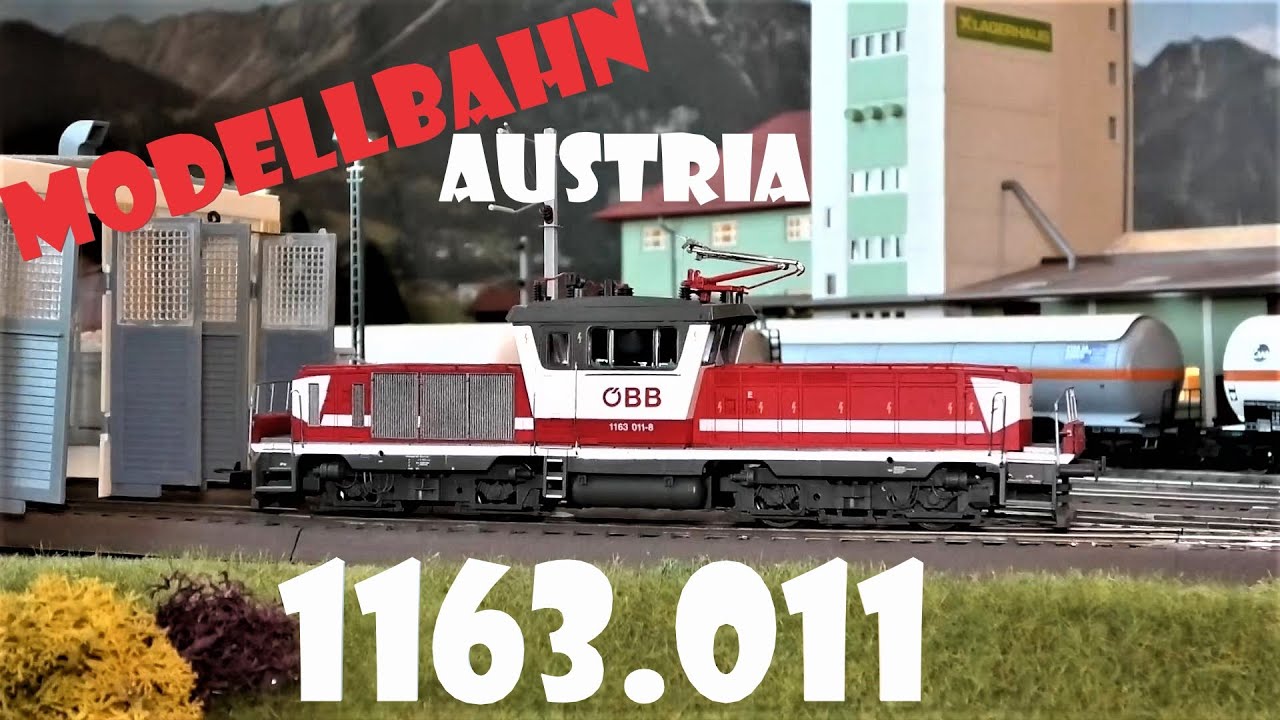 [ModellbahnAustria] ÖBB 1163.011 mit Sound in H0 - YouTube
