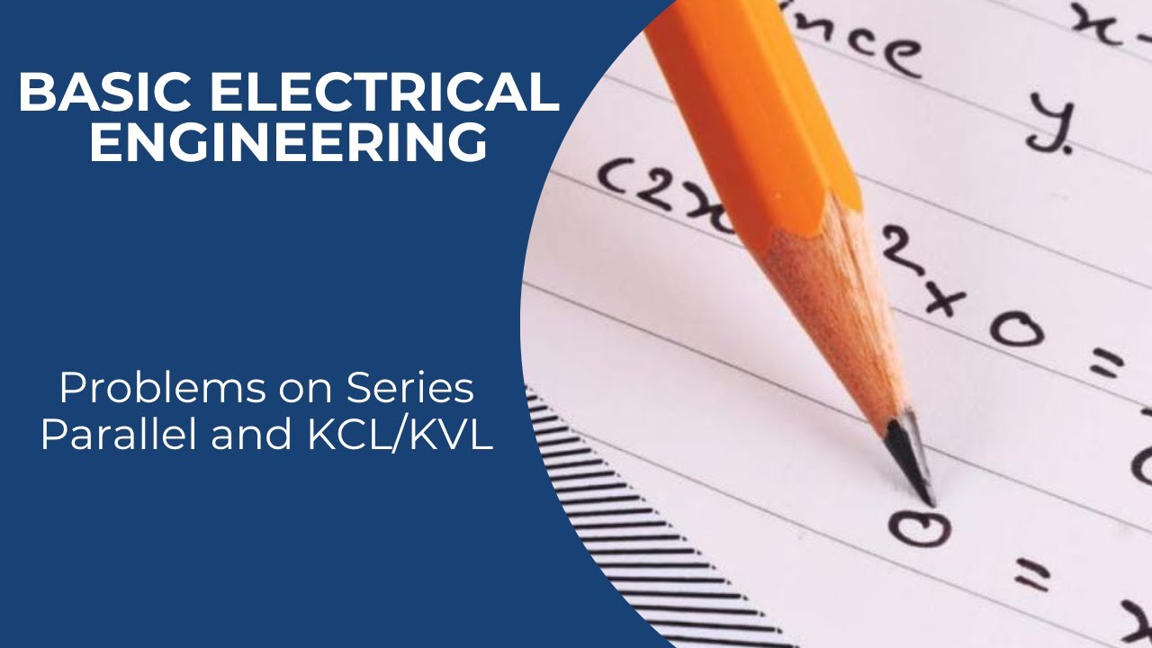 Problems on Series and Parallel and KCL/KVL #electricalguru #exam # ...