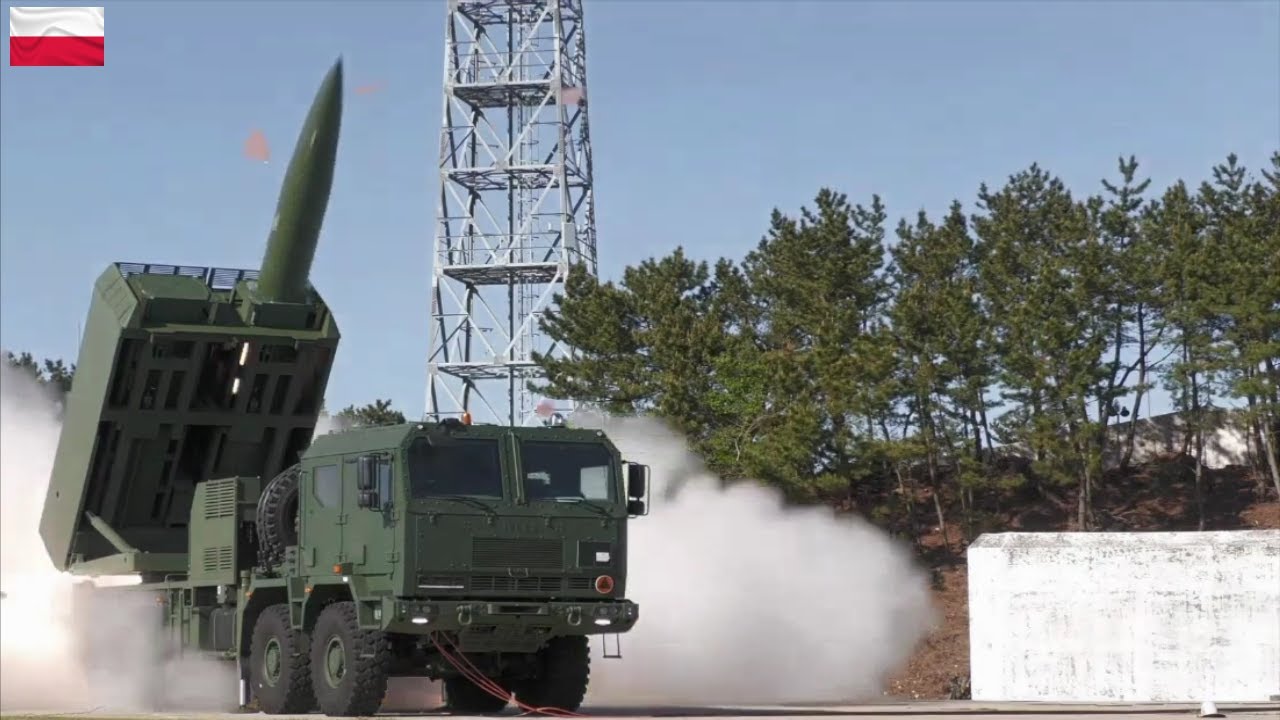 CTM-290 missile launched from Poland's Homar-K for the first time - YouTube