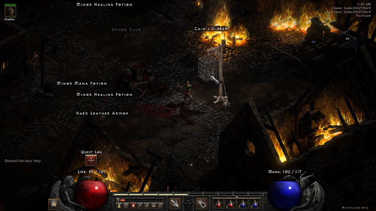 Diablo 2 Resurrected - Tristram - 1440p@60fps - YouTube