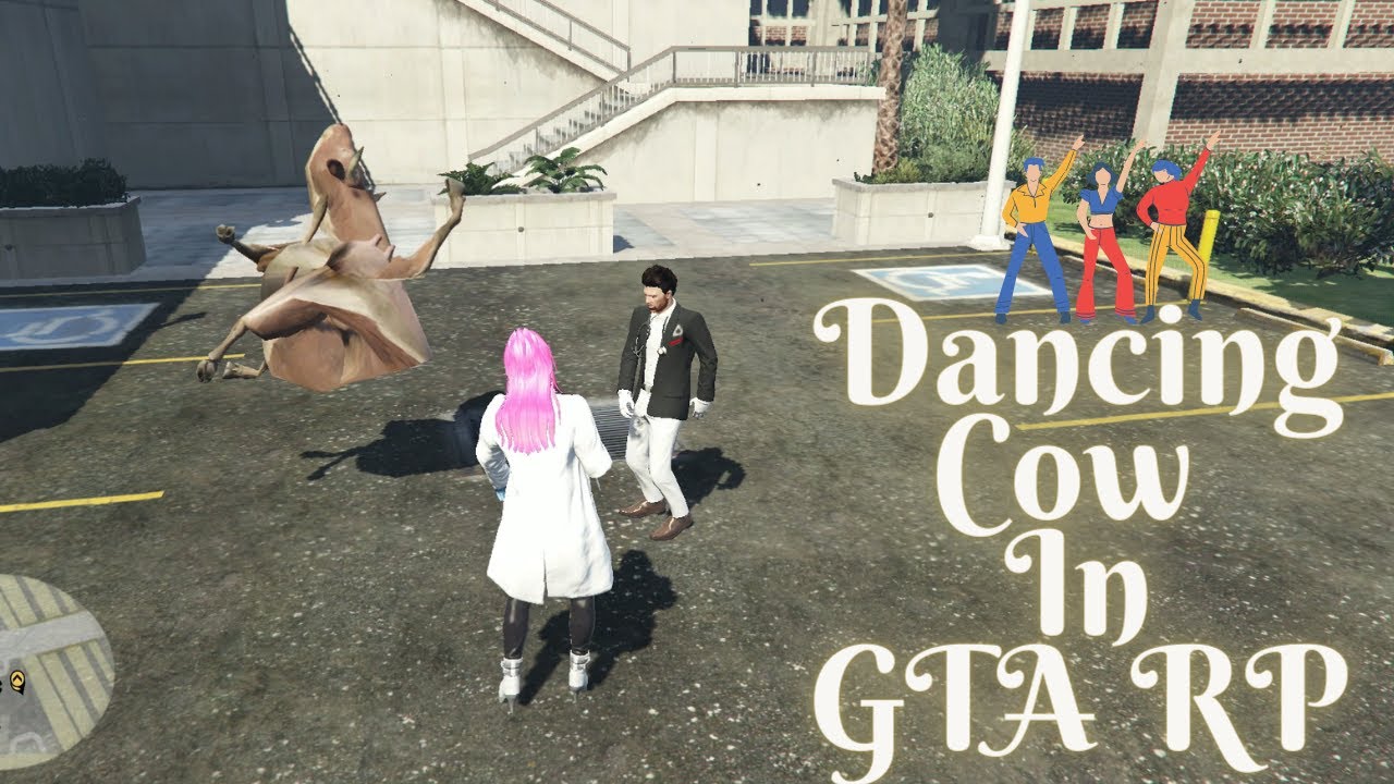 Dancing Cow In Gta Rp 🐄💃🏻 NBD Rp India - YouTube