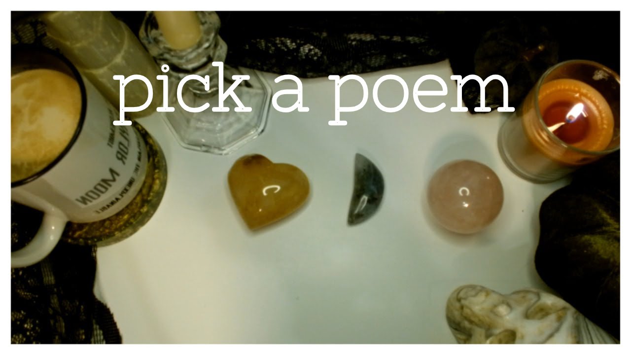 pick a poem.. #poetry #spirituality #tarot - YouTube