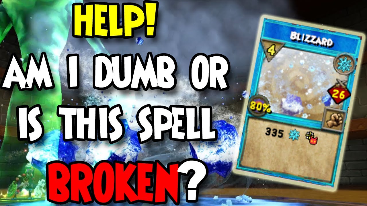 Wizard101: UPGRADING Ice SPELLS with SPELLEMENTS - BLIZZARD to Tier2L ...