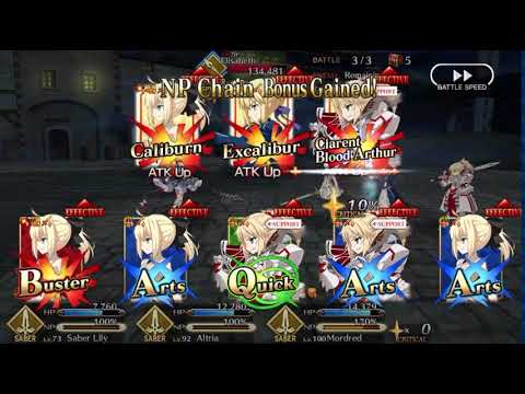 FGO Knights of Round Table NP - YouTube