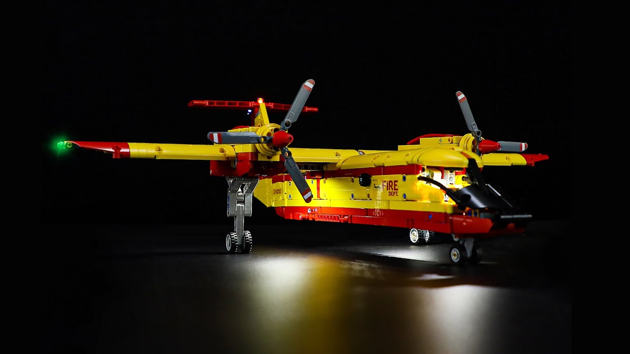 Yeabricks Light Kit For Lego Firefighter Aircraft 42152 - YouTube